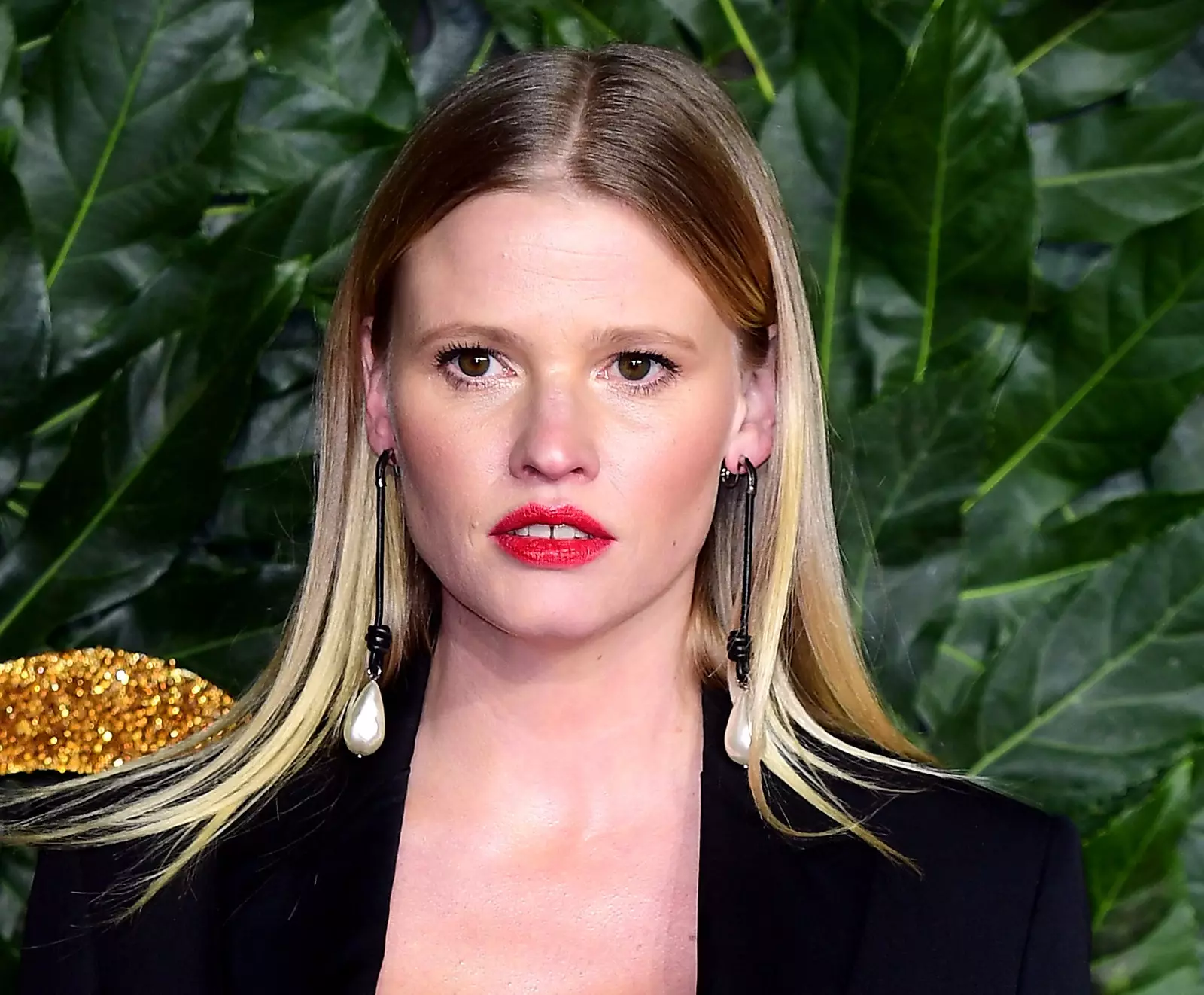 Lara Stone at the British Fashion Awards 2018.