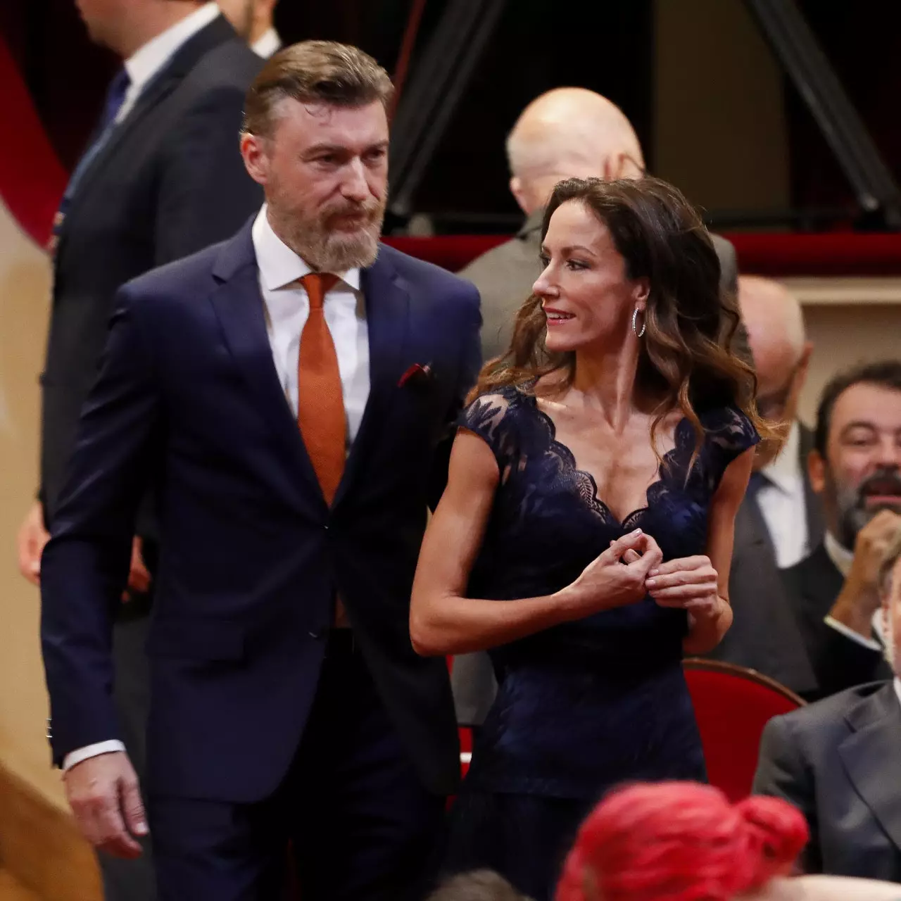 Telma Ortiz và Robert Gavin Bonnar tại Lễ trao giải Princess of Asturias 2019