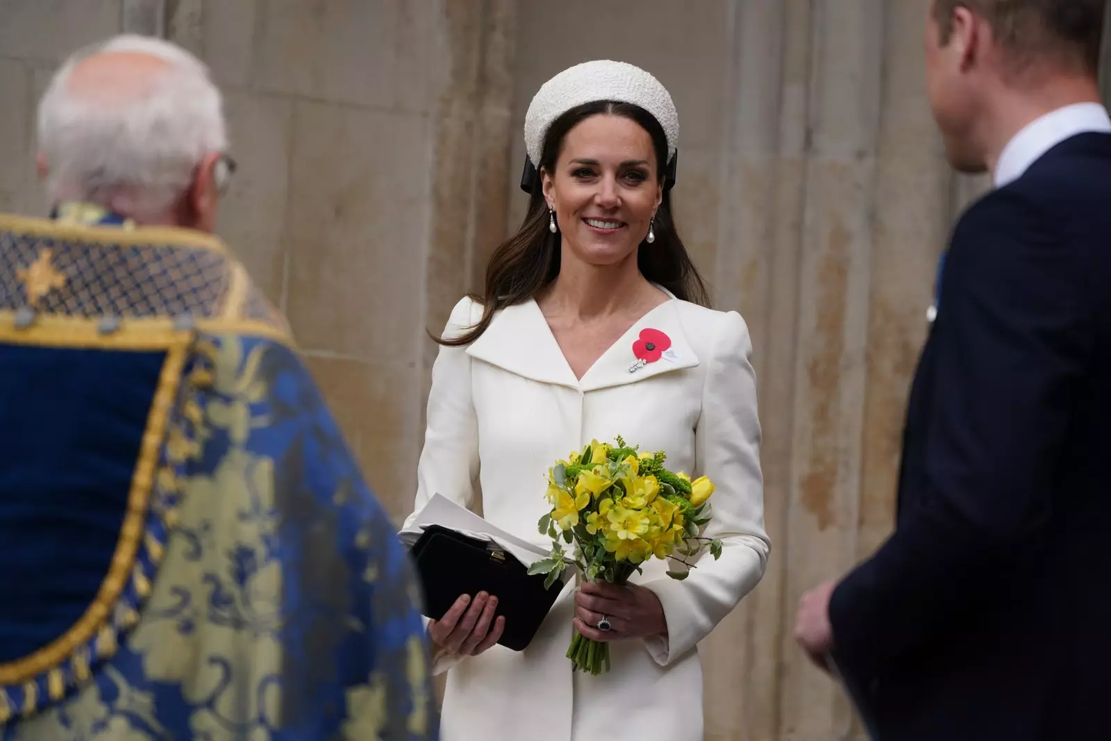 Ang Duchess of Cambridge ug Prince William sa Westminster Abbey