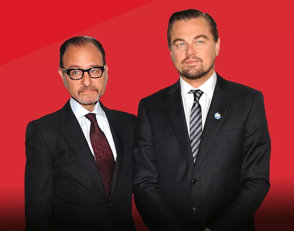 Fisher Stevens e Leonardo Dicaprio diretor e apresentador de Before the flood.