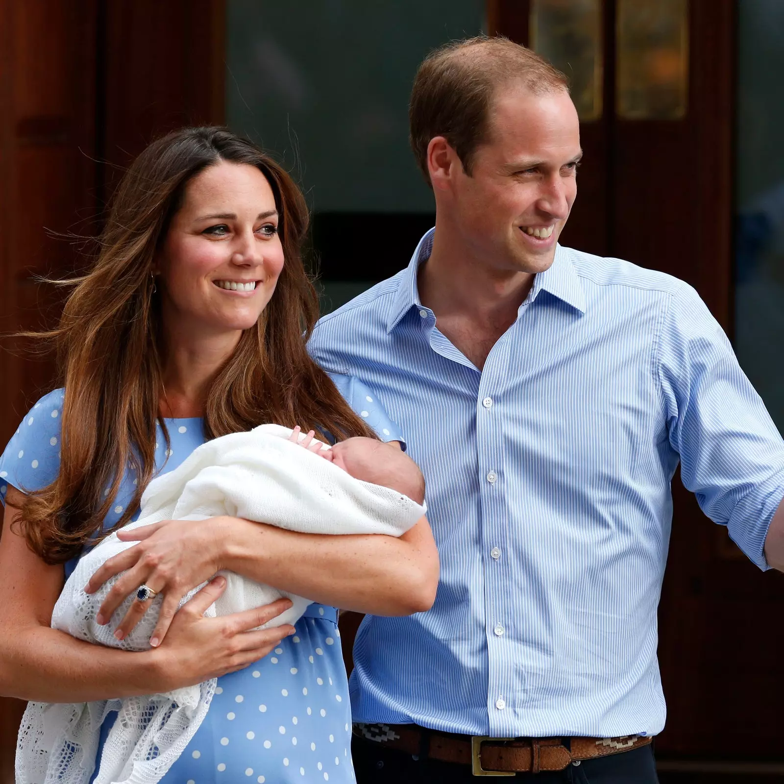 Kate Middleton Prince William and Prince George.