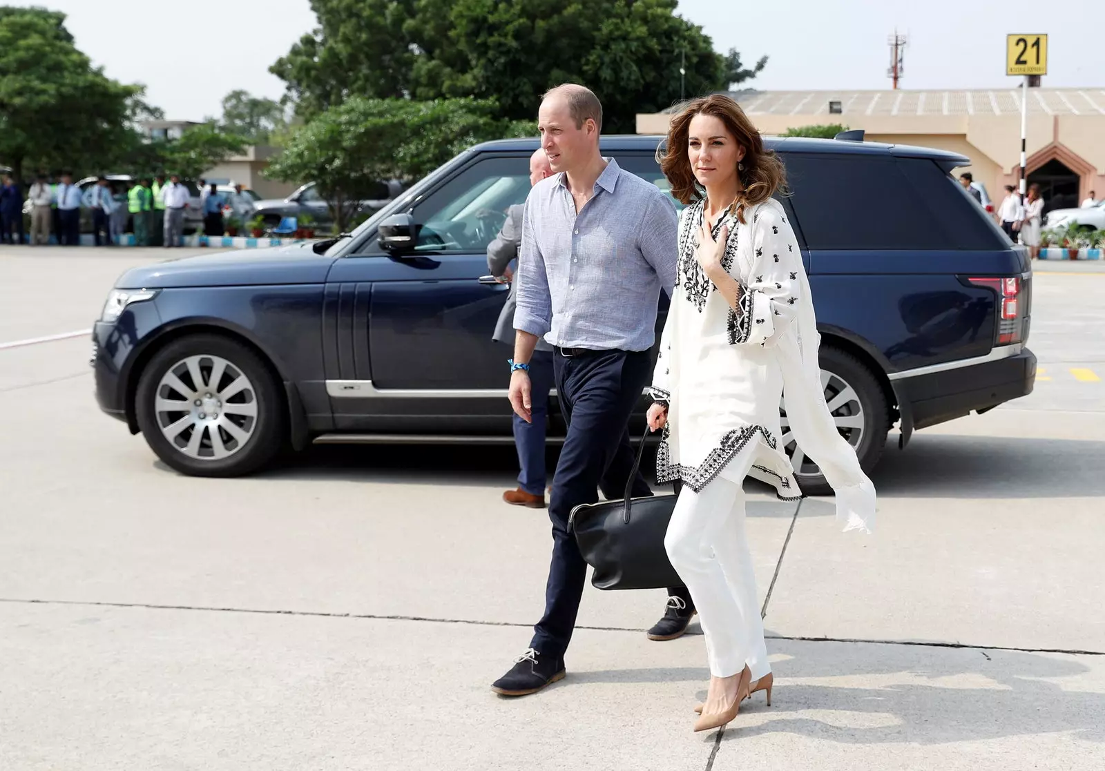 Le prince William et Kate Middleton au Pakistan.