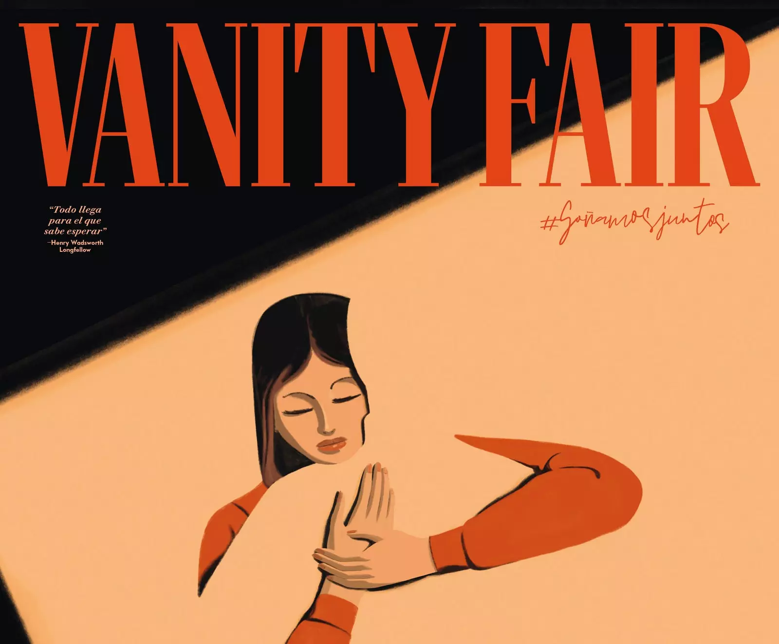 Vanity Fair maj 2020 forside med illustration af Emiliano Ponzi.