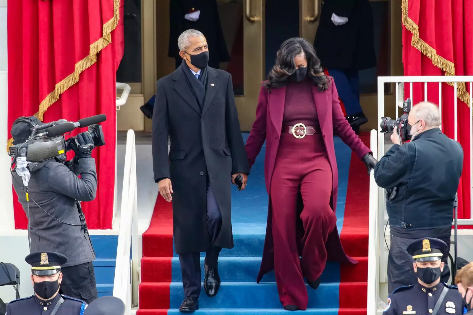 Barack og Michelle Obama.