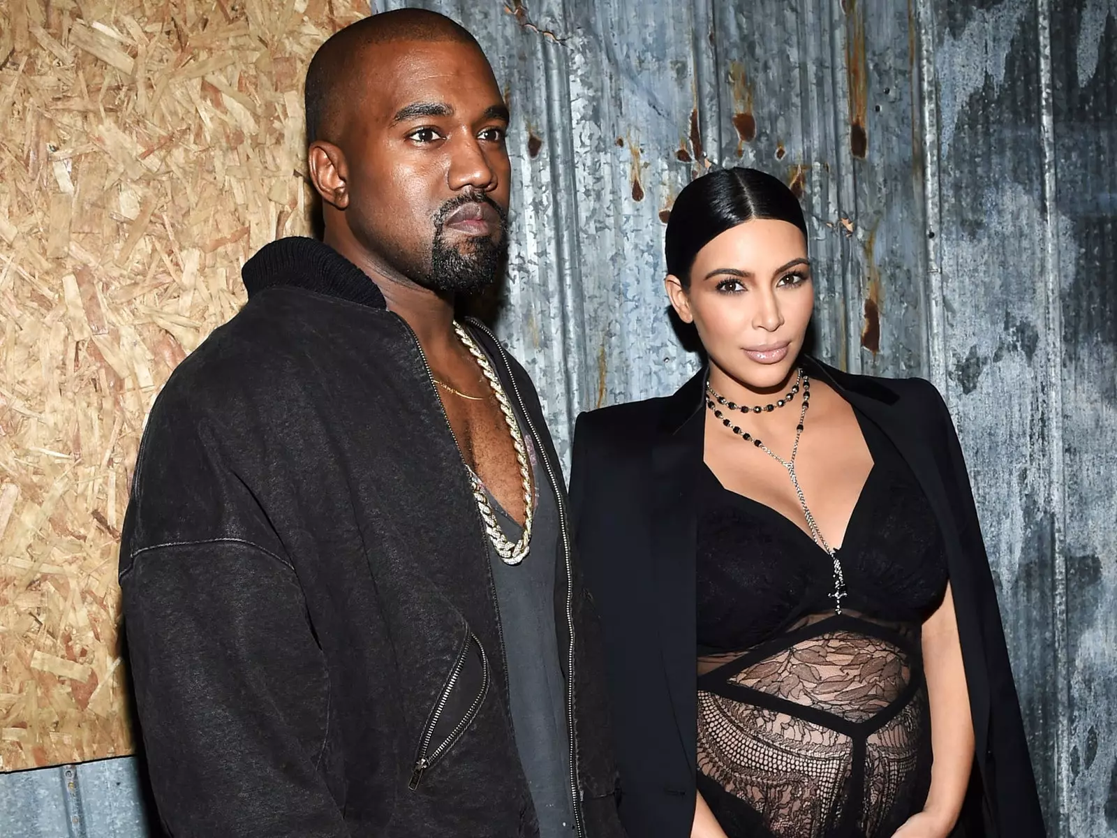 Kanye West och Kim Kardashian.