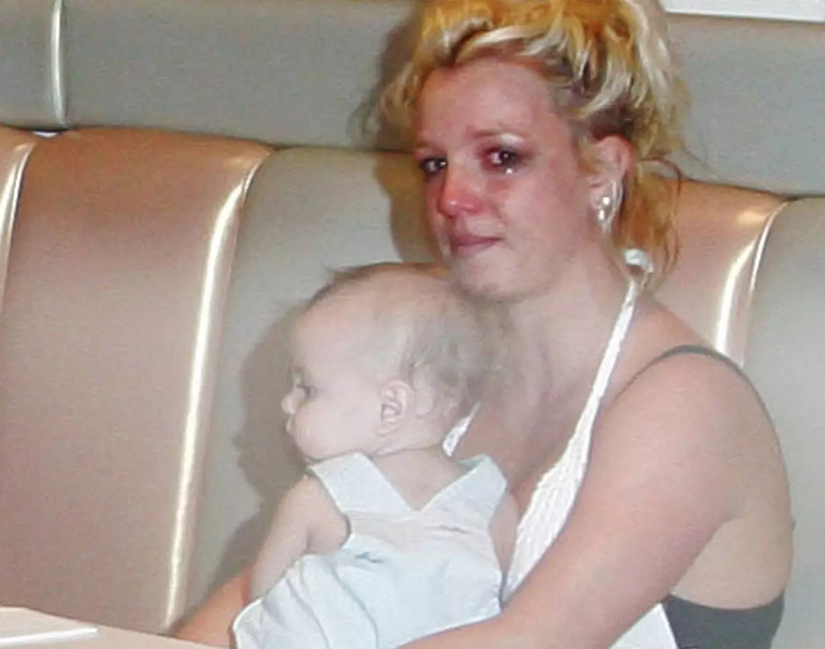 Britney tears restaurant