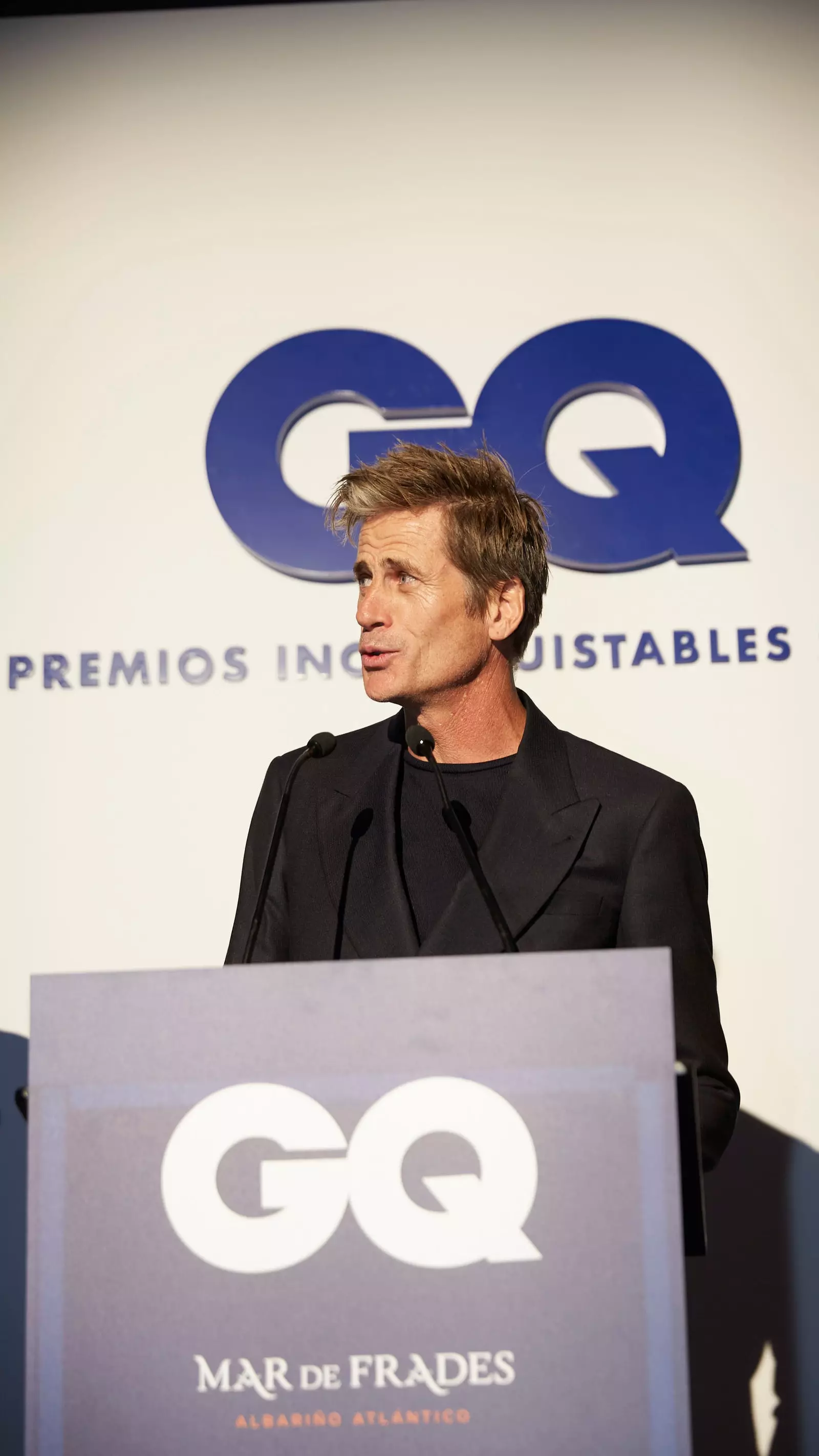 Mark Vanderloo amin'ny 2019 GQ Unconquered Awards