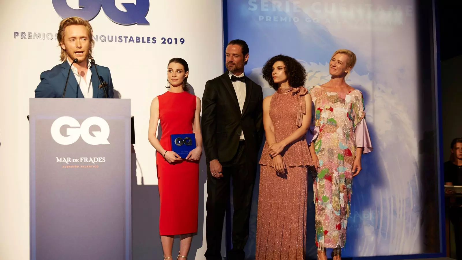 Actores de 'Conta como pasou' nos premios GQ Inconquest 2019