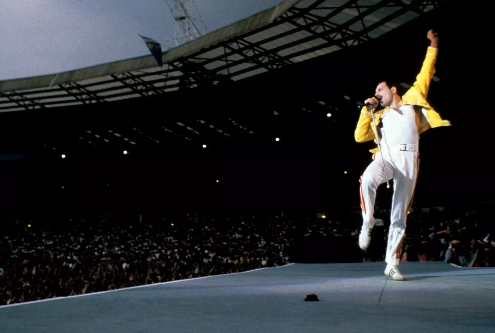 Freddie raja konser stadion.