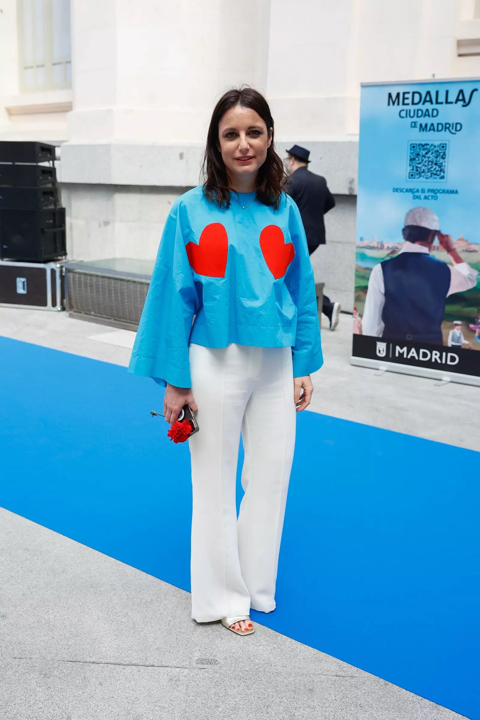 Andrea Levy sa award ceremony para sa San Isidro 2022 medals