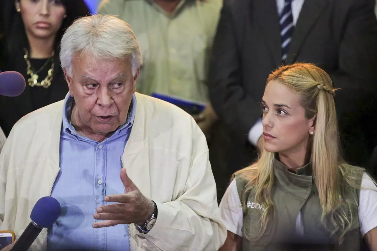 Lilian Tintori និង Felipe González