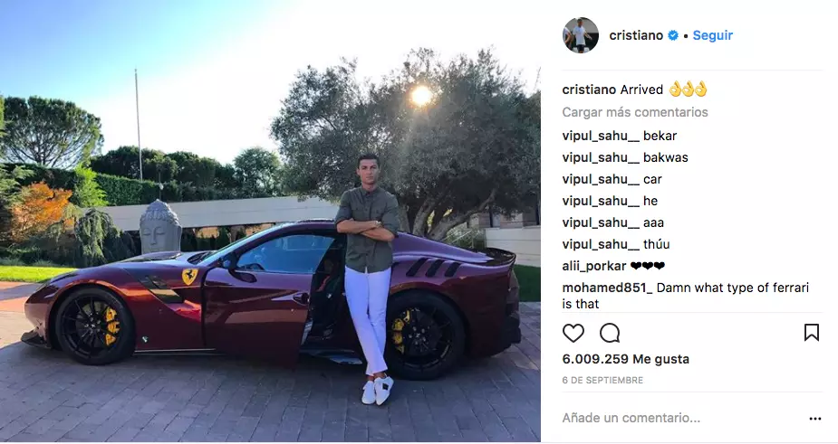 Ronaldo auto