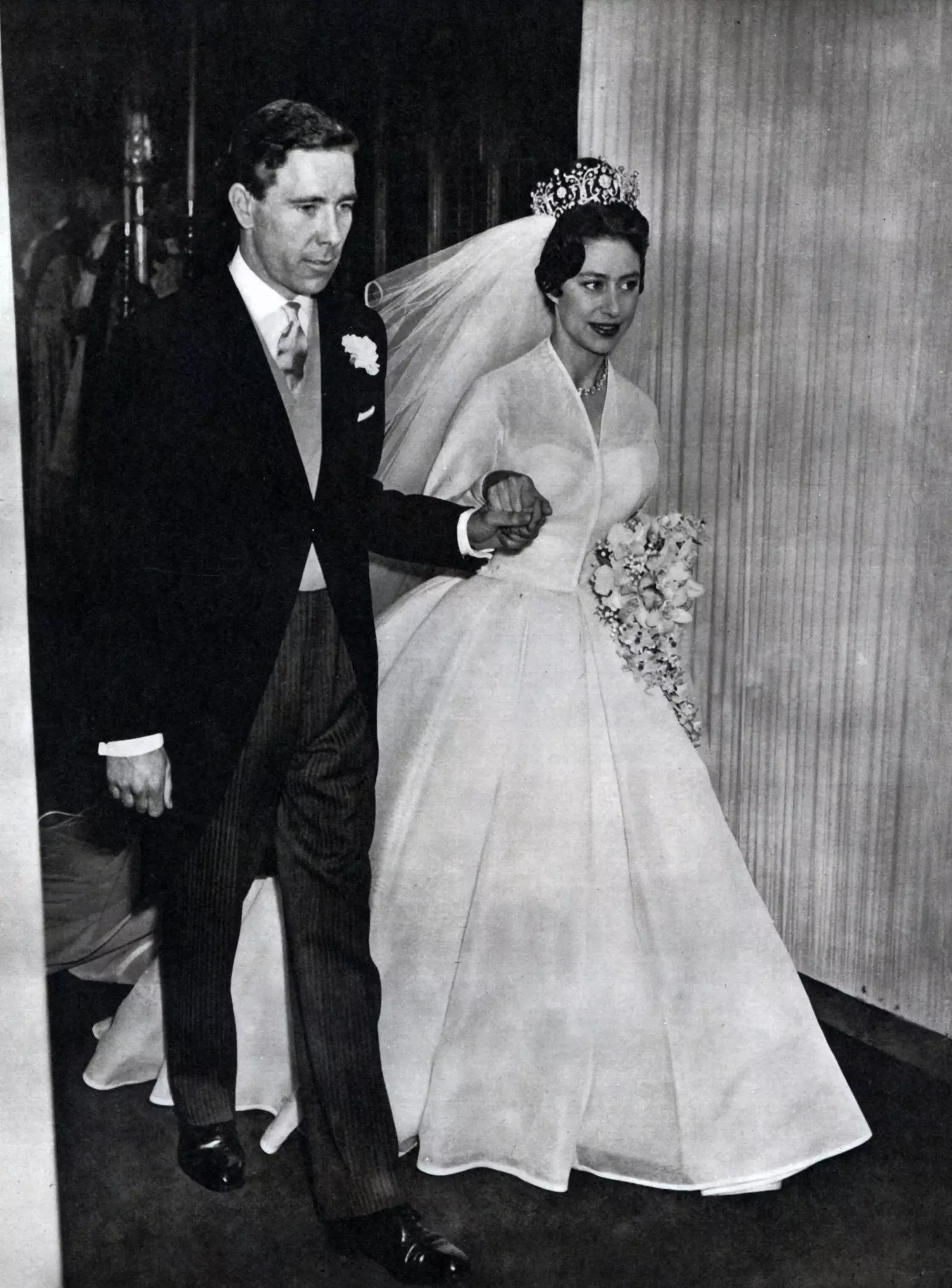 Princesha Margaret në dasmën e saj me Antony.