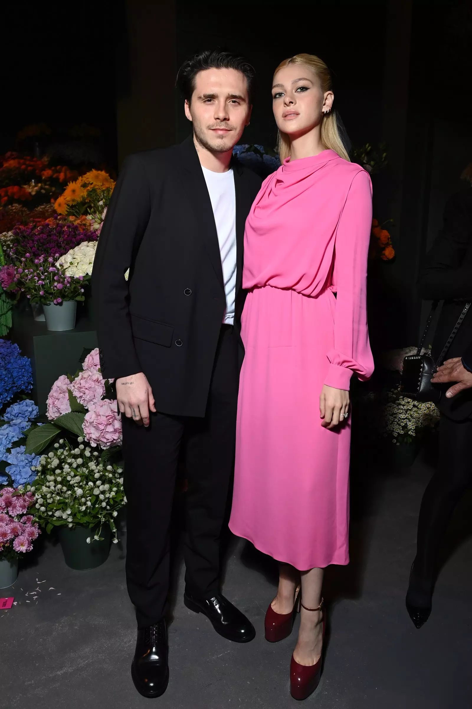 Brooklyn Beckham og Nicola Peltz Valentino modeshow
