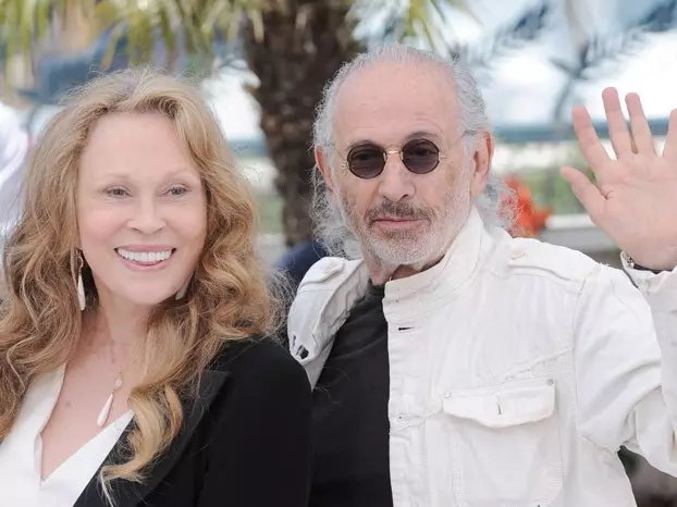 Faye Dunaway an Jerry Schatzberg um 2011 Cannes Film Festival