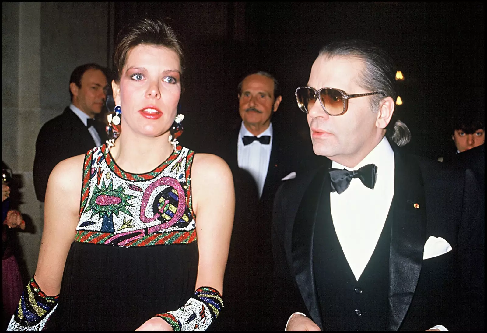 Lagerfeld với Công chúa Caroline của Monaco năm 1986.