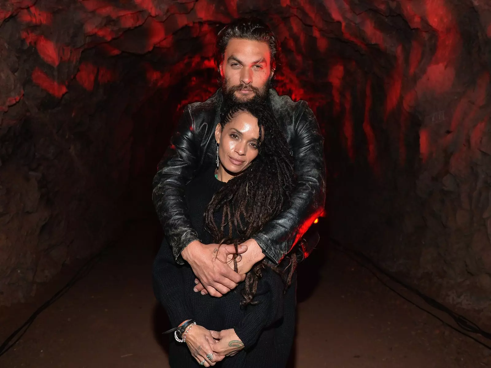 Jason Momoa and Lisa Bonet.