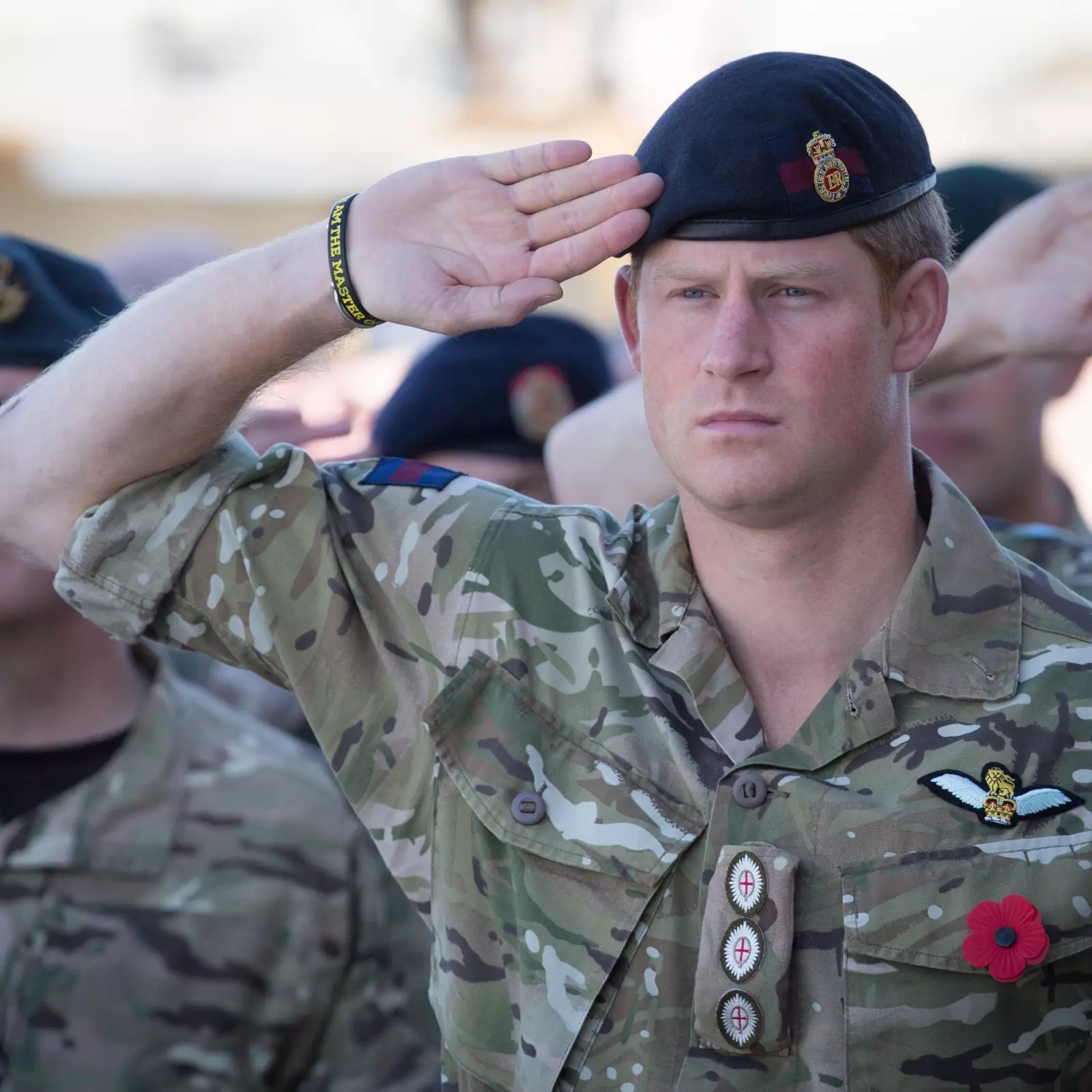 Le prince Harry en 2014 alors qu'il faisait encore partie de l'armée britannique