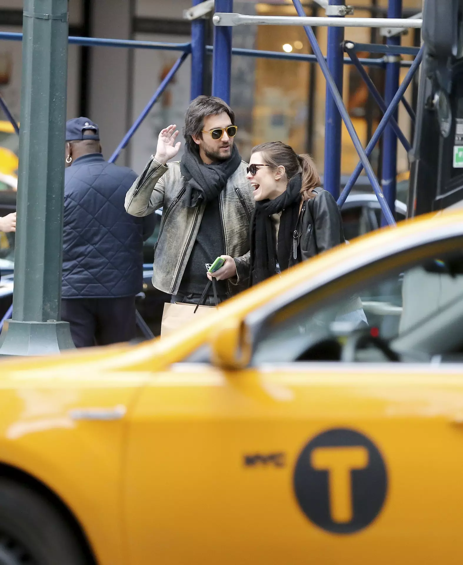 Carlota Casiraghi en Dimitri Rassam yn New York.