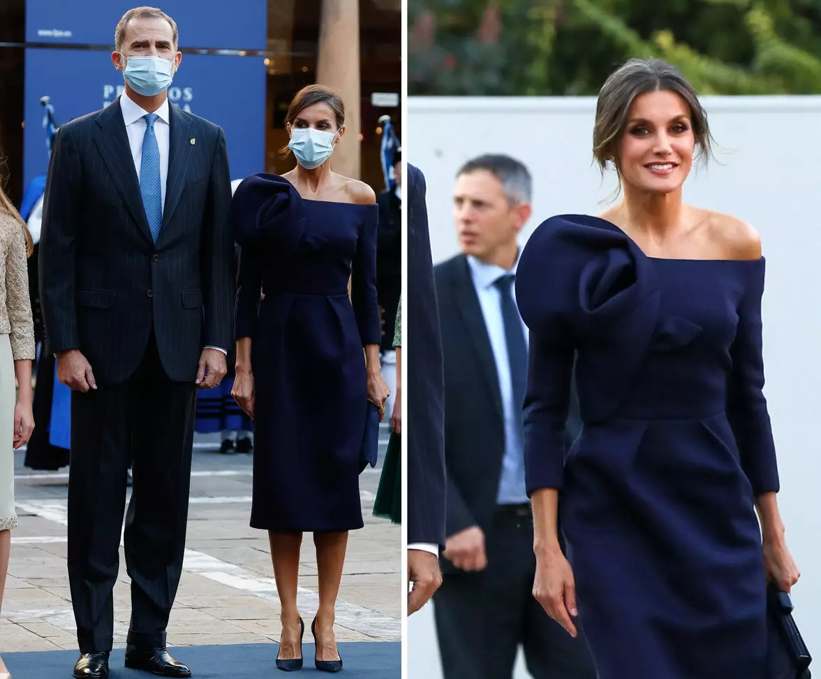 Masiofo Letizia toe fai le ofu o Delpozo. i le agavale i le 2020 Princess of Asturias Awards ma le itu taumatau. i le 2018...