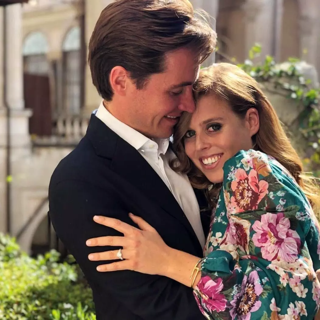 Edoardo Mapelli ndi Princess Beatrice aku York.