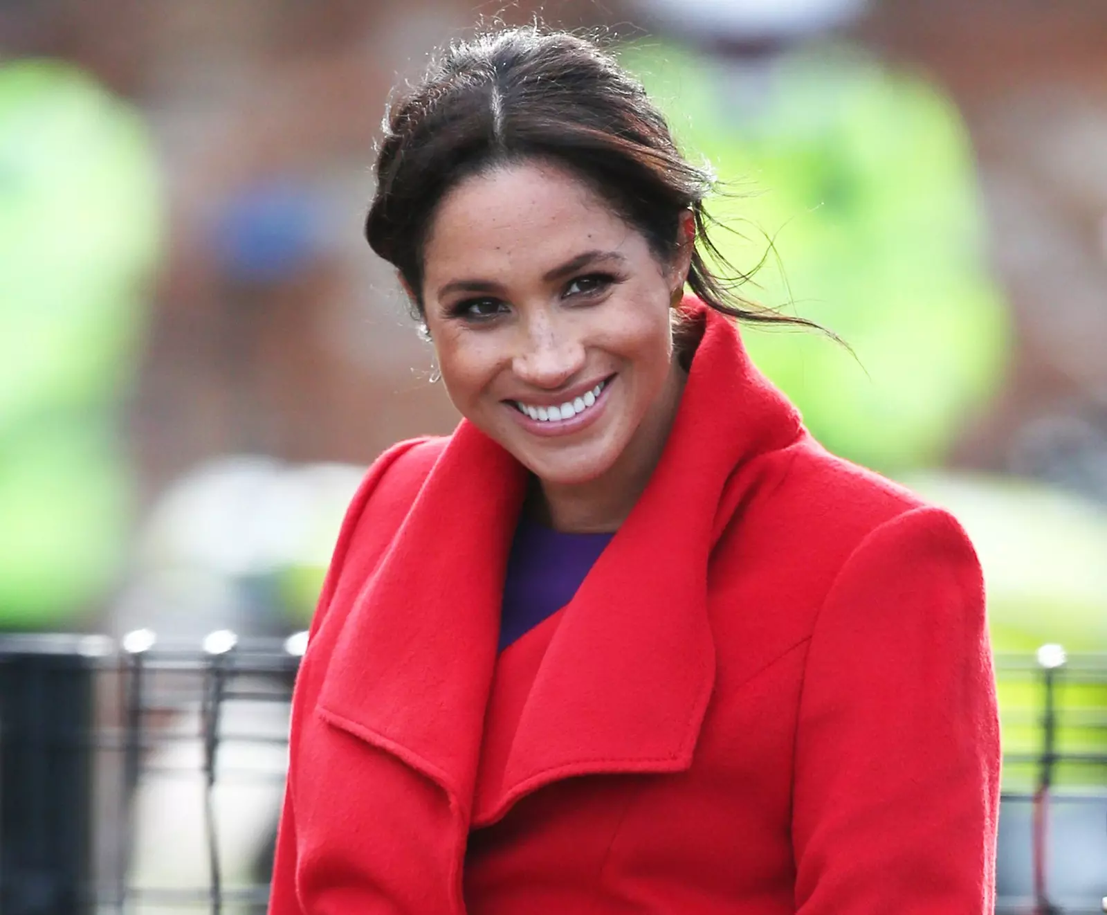 Meghan Markle virallisessa seremoniassa 14. tammikuuta.