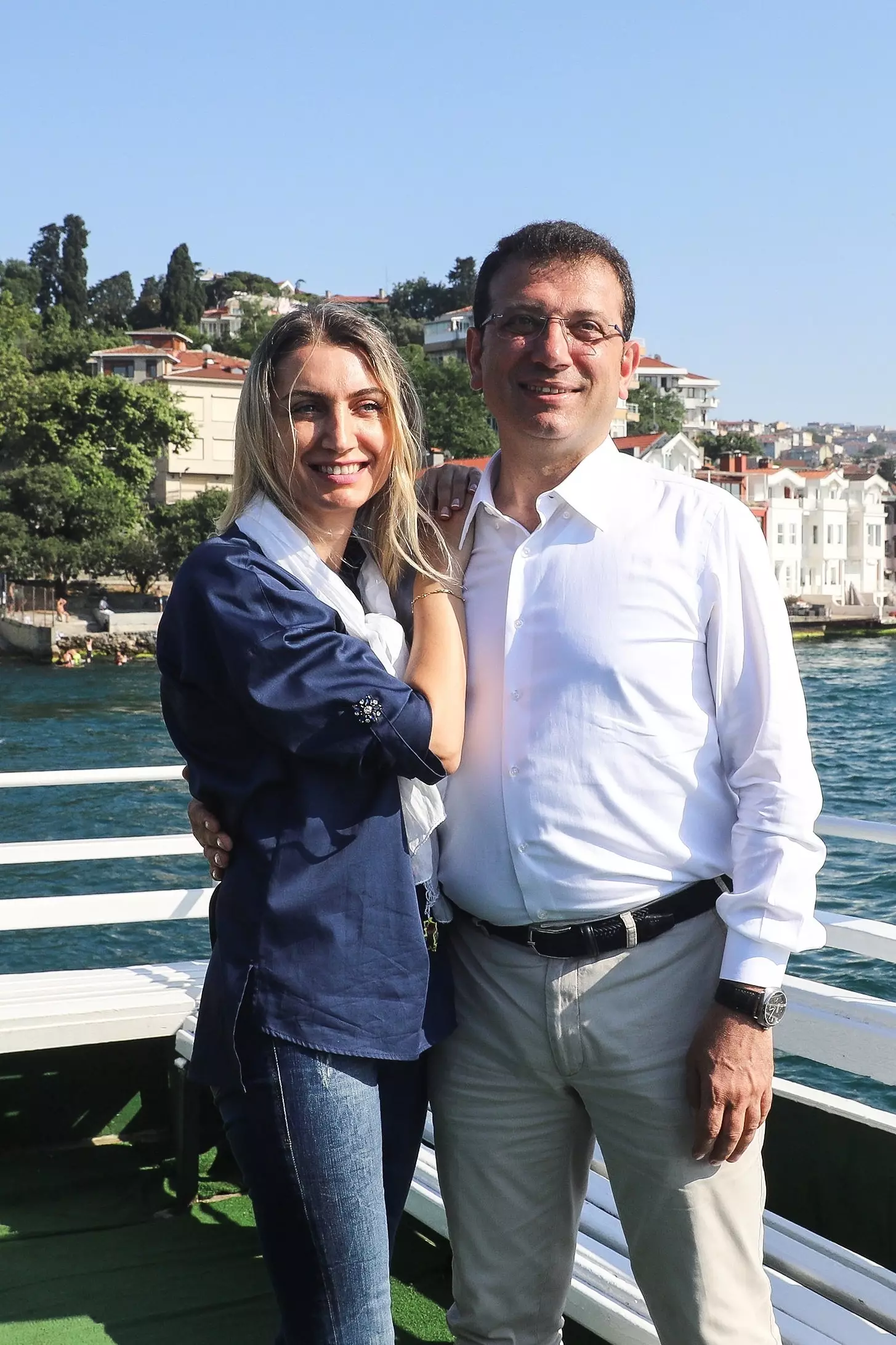 Dilek Imamoglu och Ekrem Imamoglu