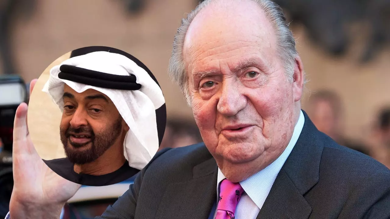 Wa is de machtige tafelbegelieder fan kening Juan Carlos yn syn lêste foto yn 'e Emiraten