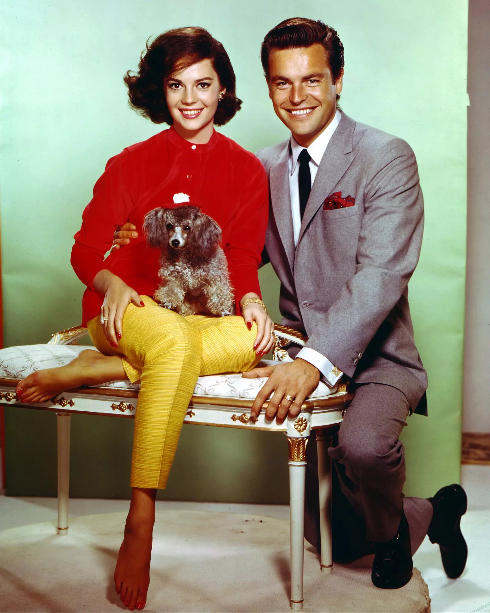 Natalie Wood en Robert Wagner in 1965.