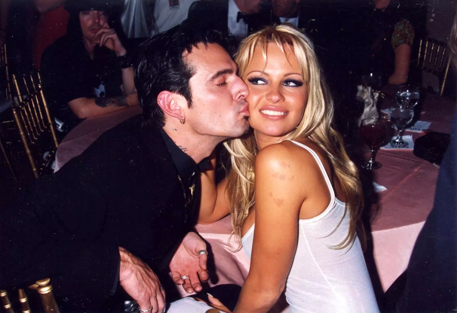 Tommy Lee ja Pamela Anderson vuoden 1995 Grammy-gaalassa.