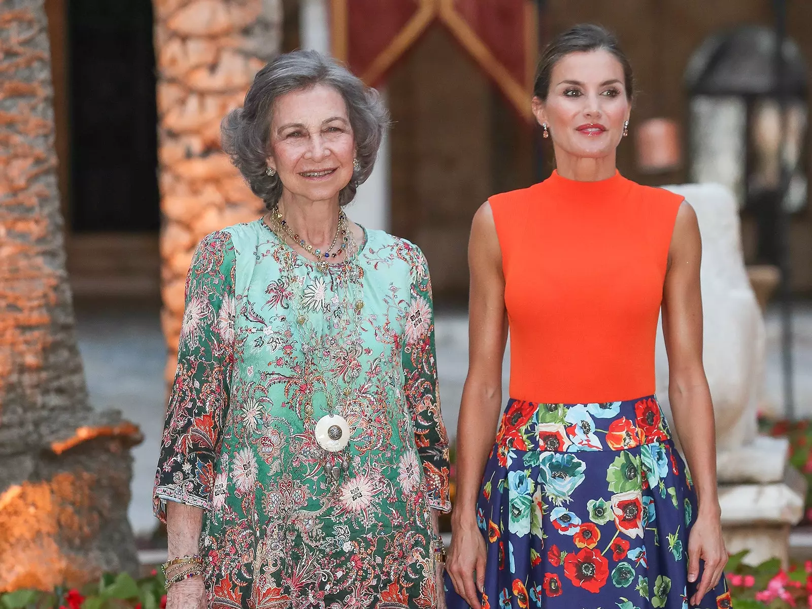 Queens Sofia na Letizia n'oge okpomọkụ a na Palma.