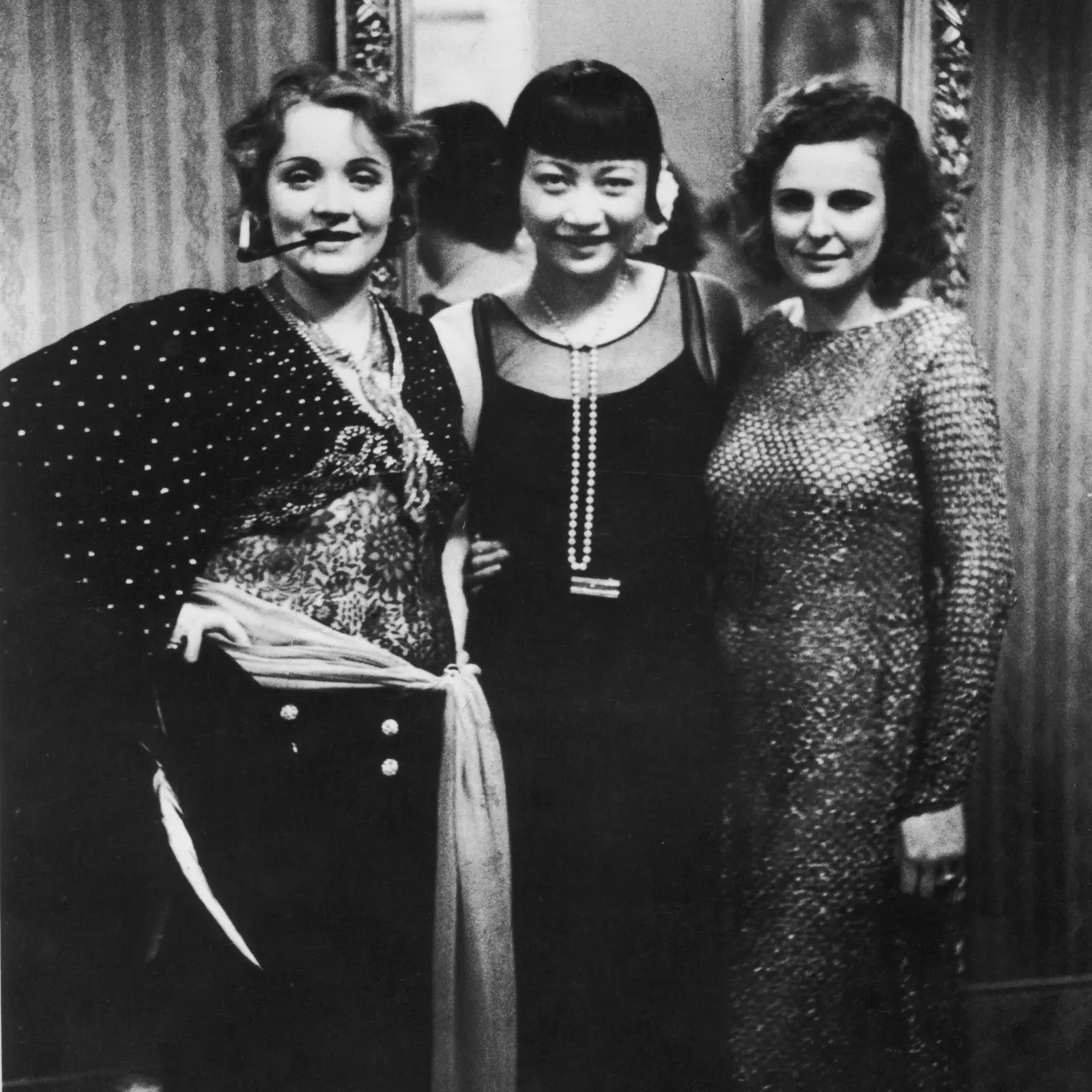 Anna May Wong Marlene Dietrich en Leni Riefenstahl in Berlyn.