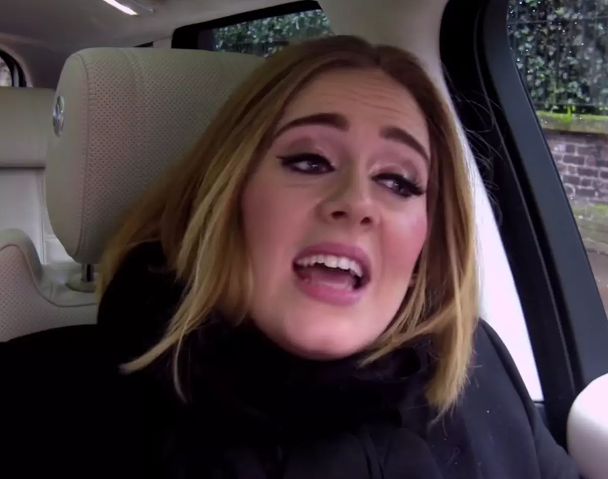 Adele cantant al cotxe cançons d'Adele com fem tots.