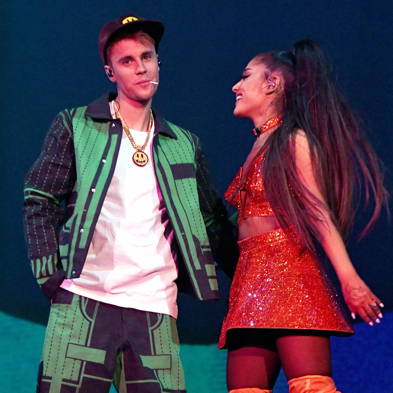 Justin Bieber a Ariana Grande.