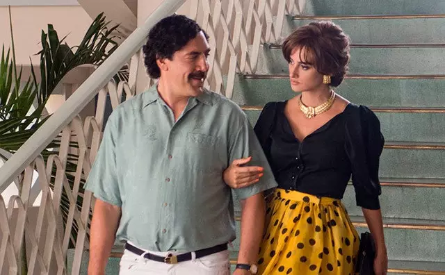 Javier Bardem ndi Penlope Cruz amadziwika kuti Pablo Escobar ndi Virginia Vallejo.