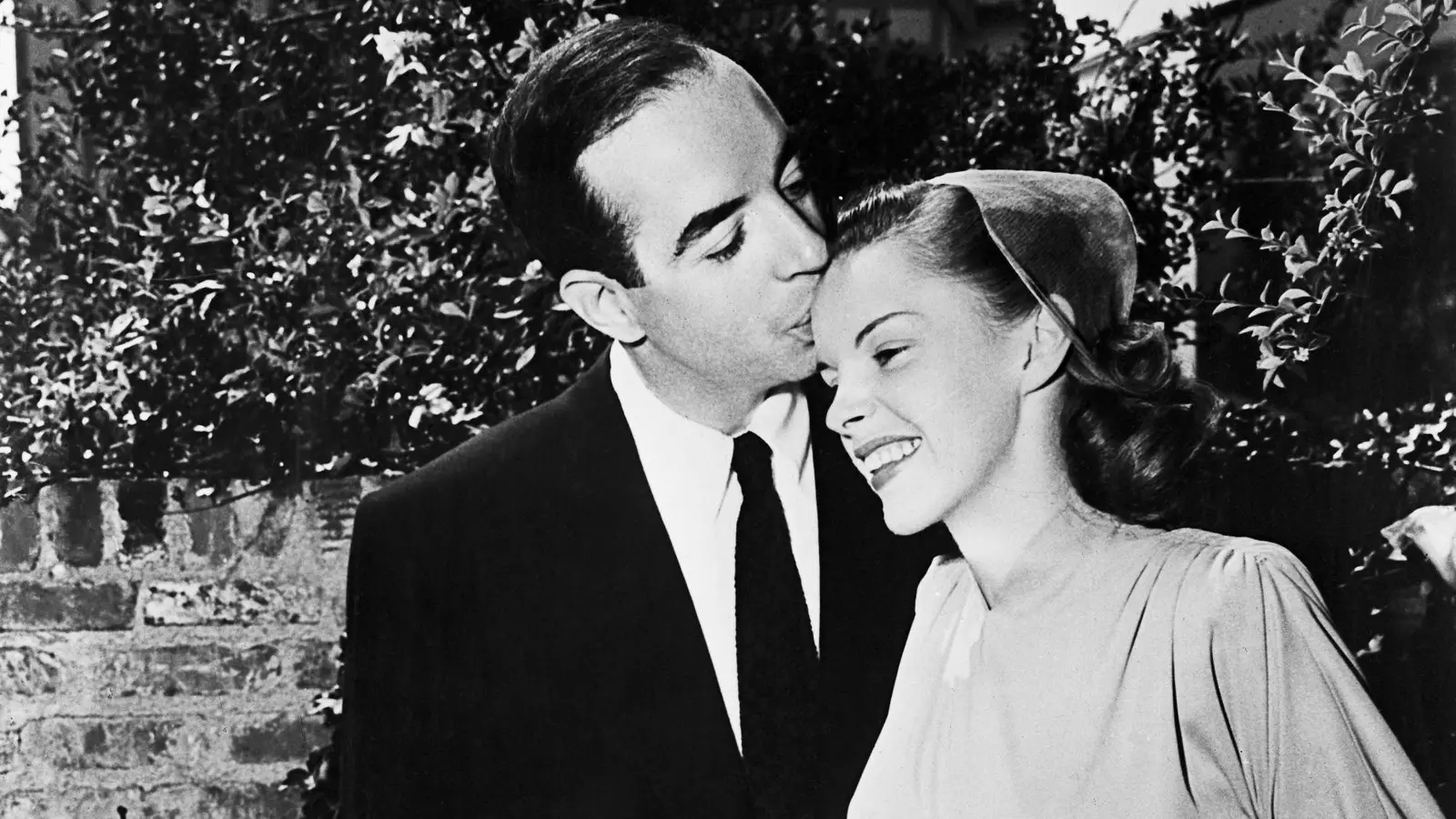 Judy Garland ve Vicente Minnelli düğünlerinde.