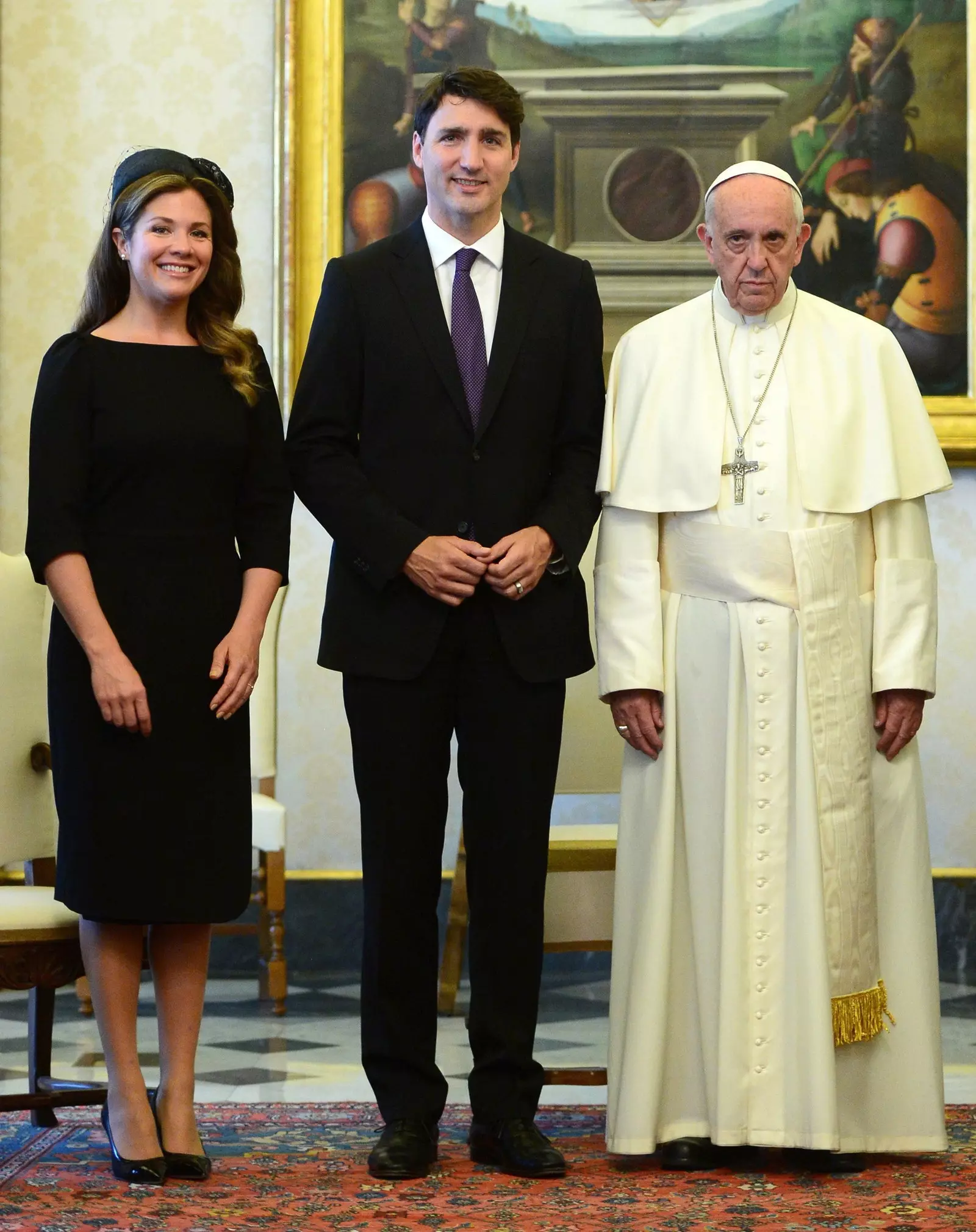 Fonotaga i le va o Pope Francis ma Justin Trudeau