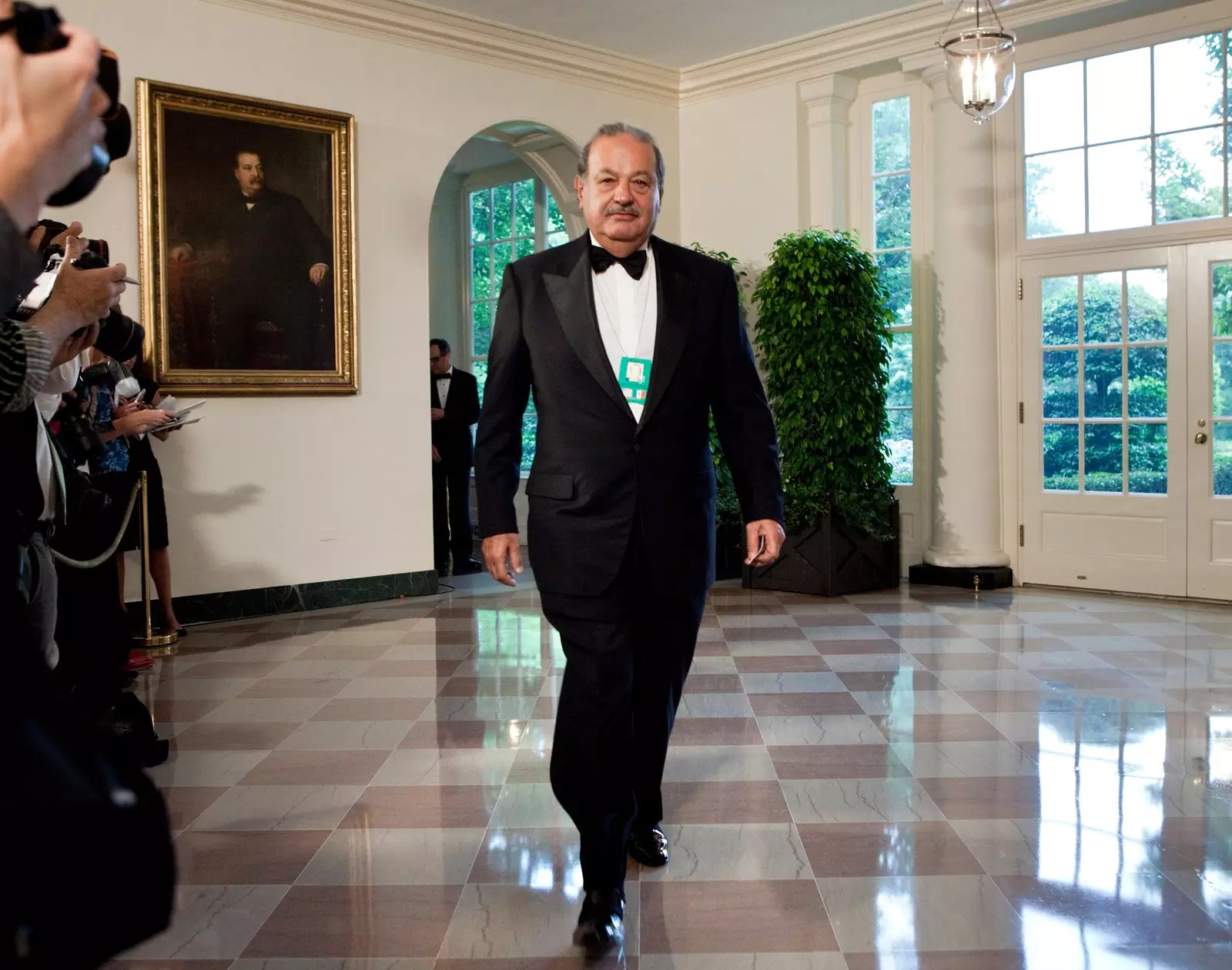 Carlos Slim paulendo wopita ku White House mu 2010.