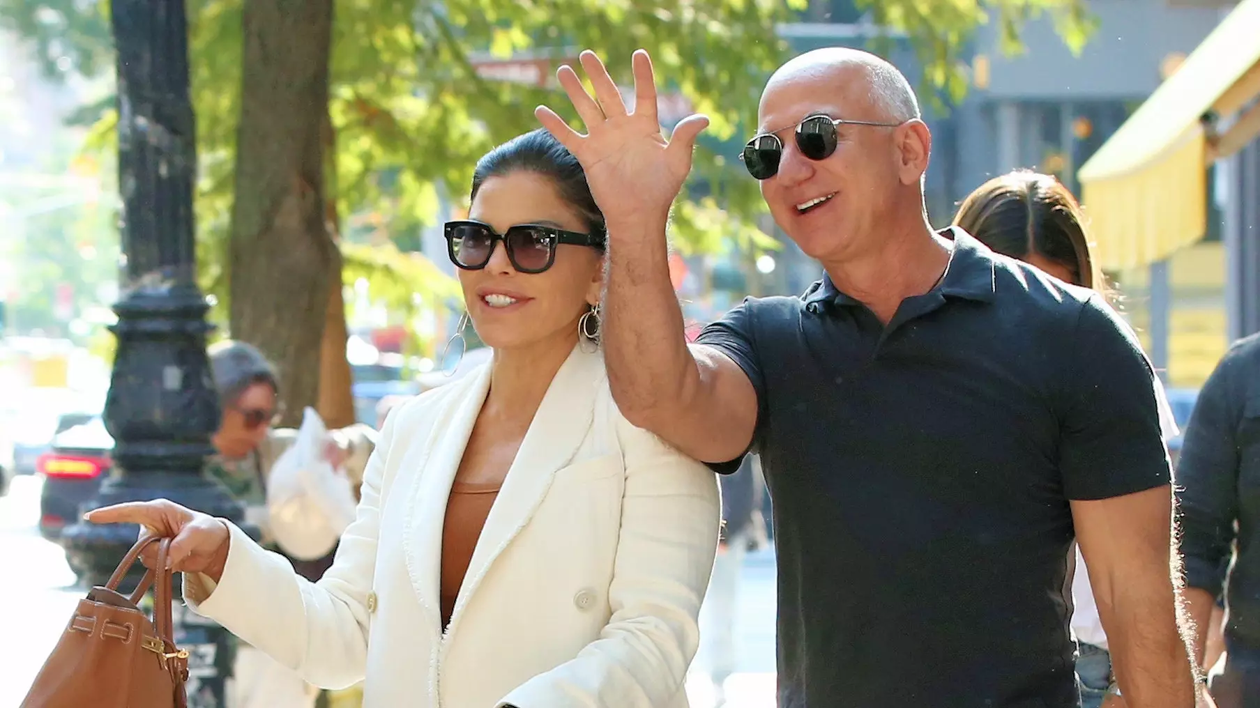 Jeff Bezos in Lauren Sanchez