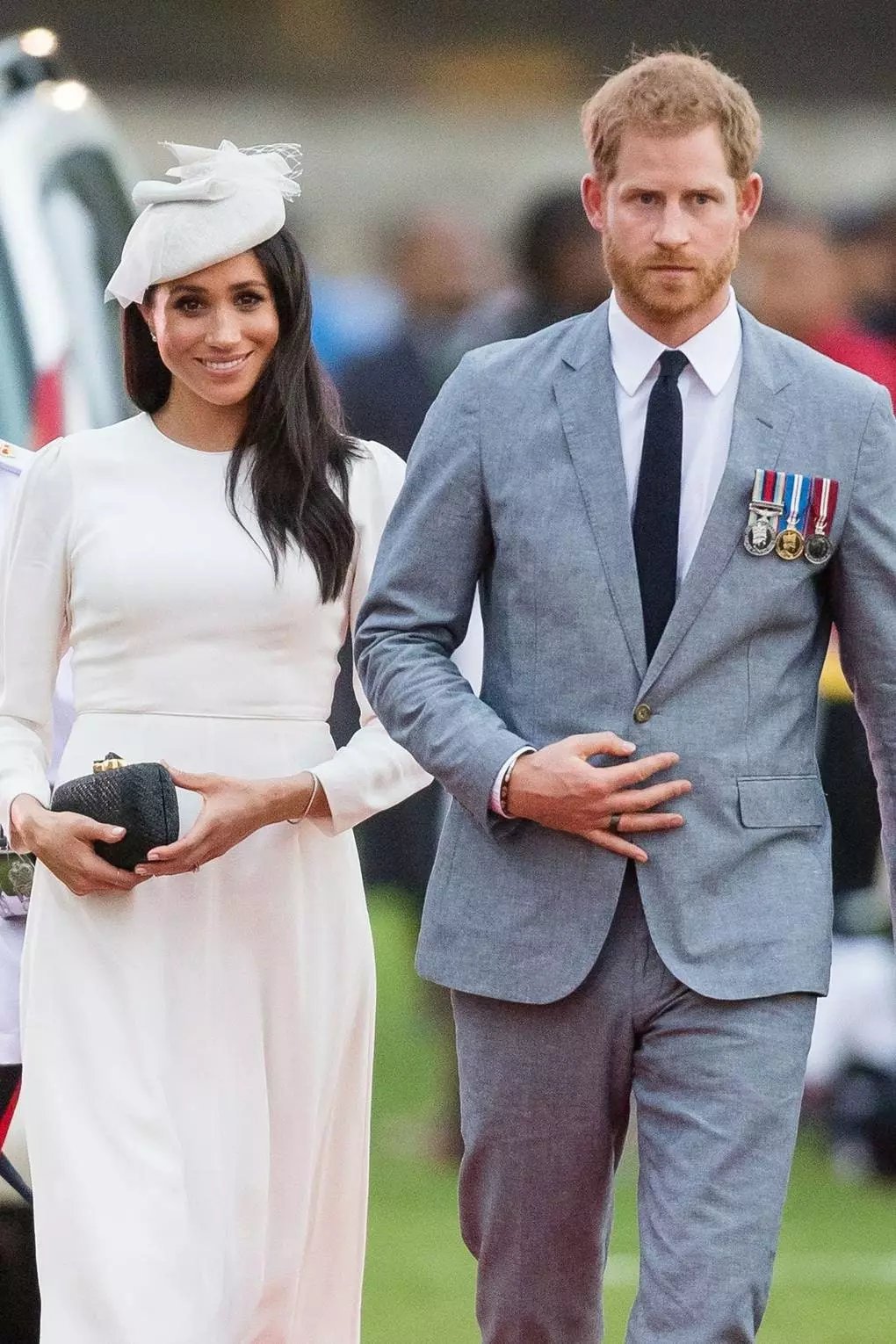 Pangeran Harry dan istrinya Meghan Markle.