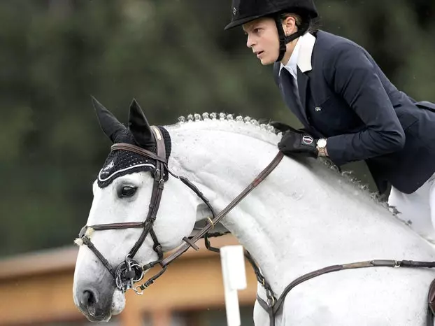 Athina während der CSI5 zu Madrid am Joer 2012.