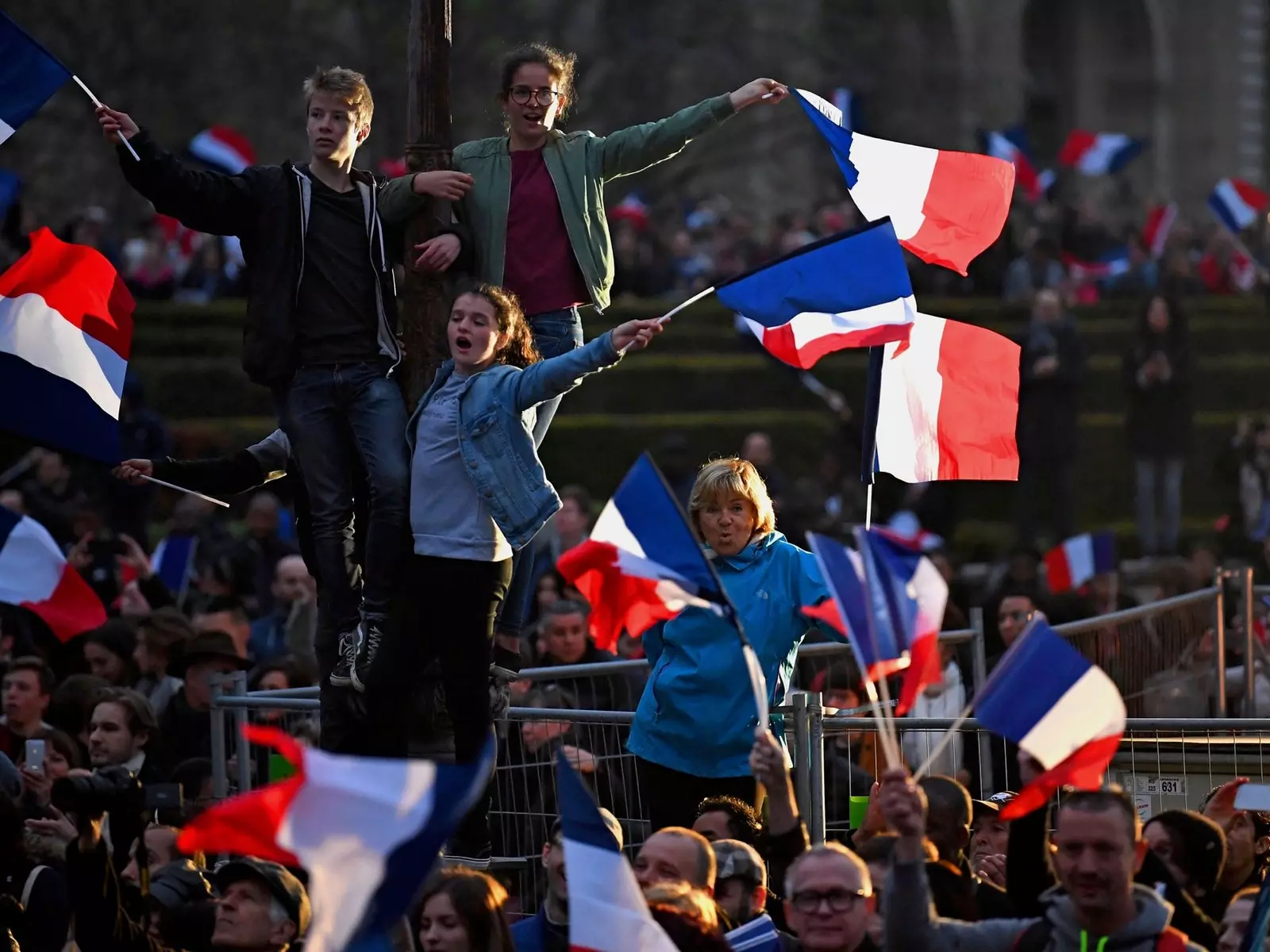 Célébration Macron Louvre