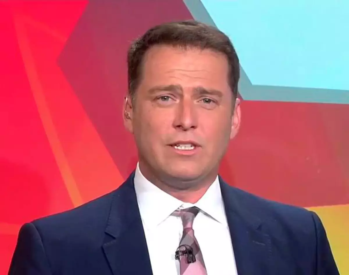 Karl Stefanovic an láithreoir a raibh a fhios conas a leithscéal a ghabháil.