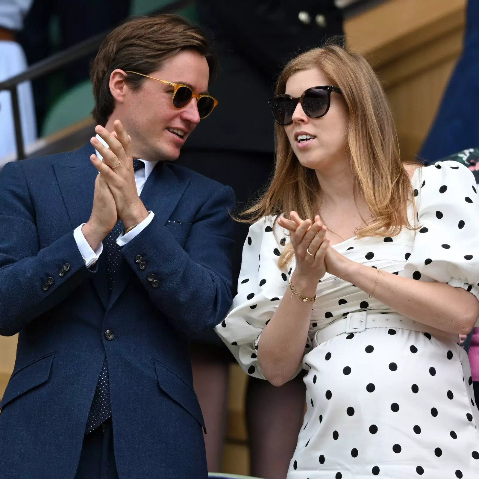 Edoardo Mapelli és Beatrice yorki hercegnő Wimbledonban