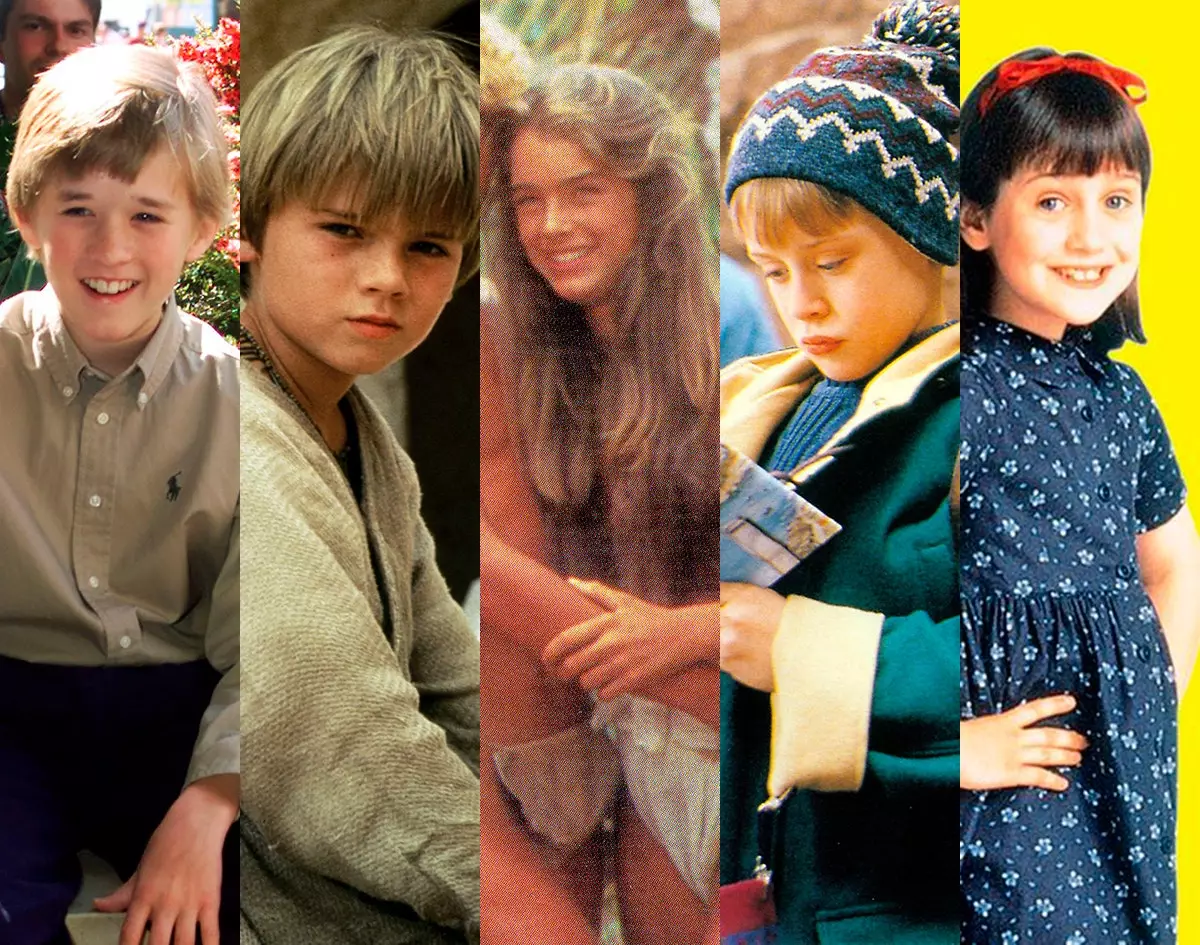 Haley Joel Osment Jake Lloyd Brooke Shields Macaulay Culkin και Mara Wilson.