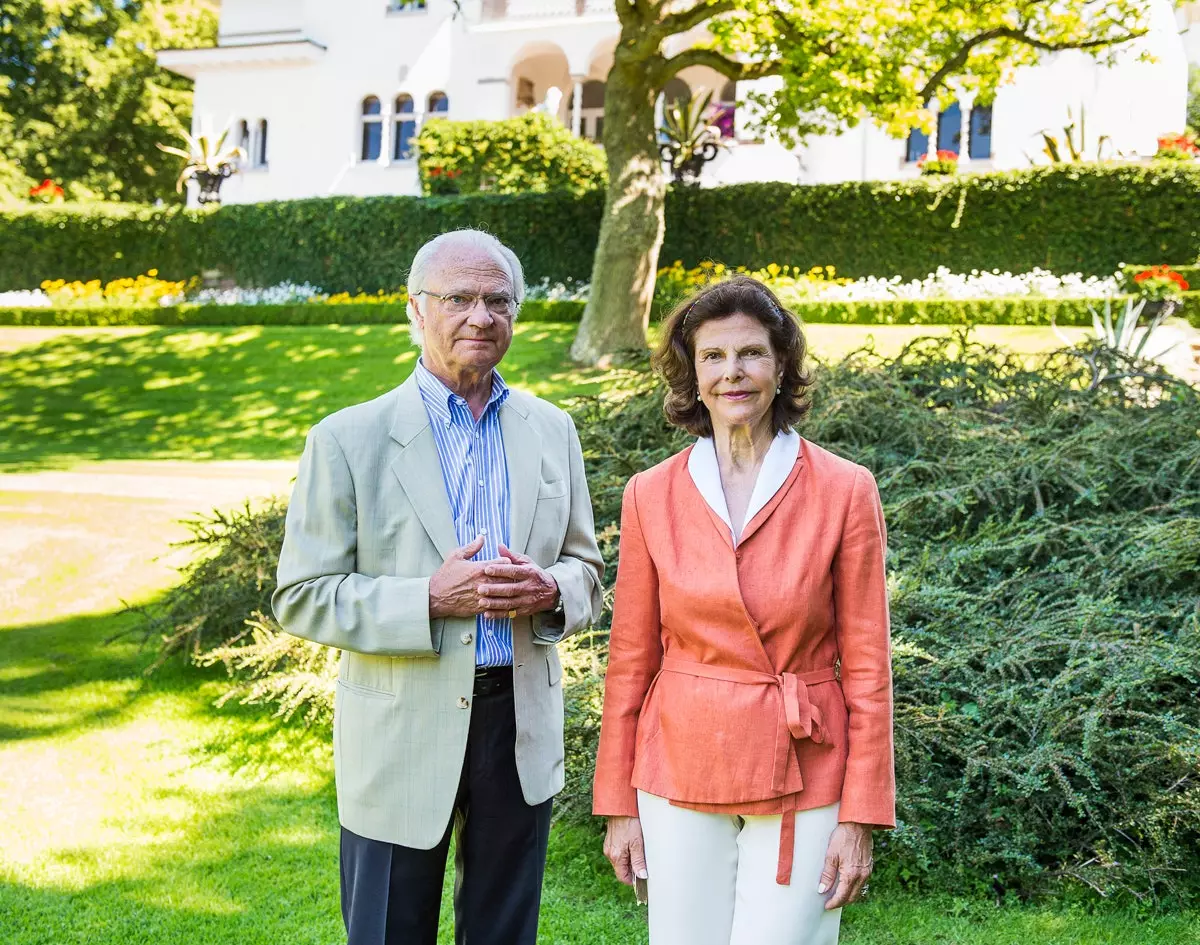 Carlos Gustavo û Silvia di havîna 2015 de.