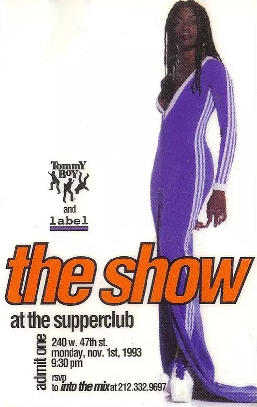 ขอเชิญร่วมงานแฟชั่นโชว์ฤดูใบไม้ผลิ-ฤดูร้อน 1994 ของ Label ที่ Supperclub ในลอสแองเจลิส...