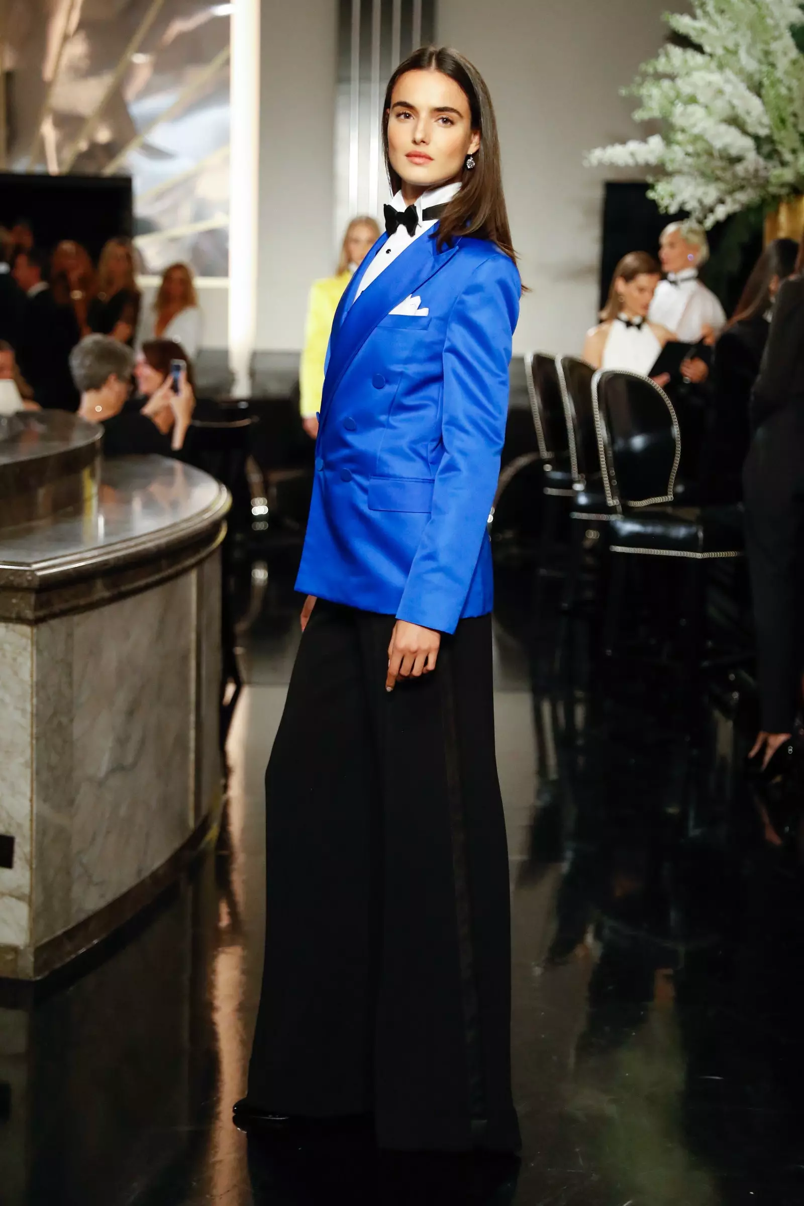 مدل بلانکا پادیلا در فشن شو پاییز 2019 رالف لورن.