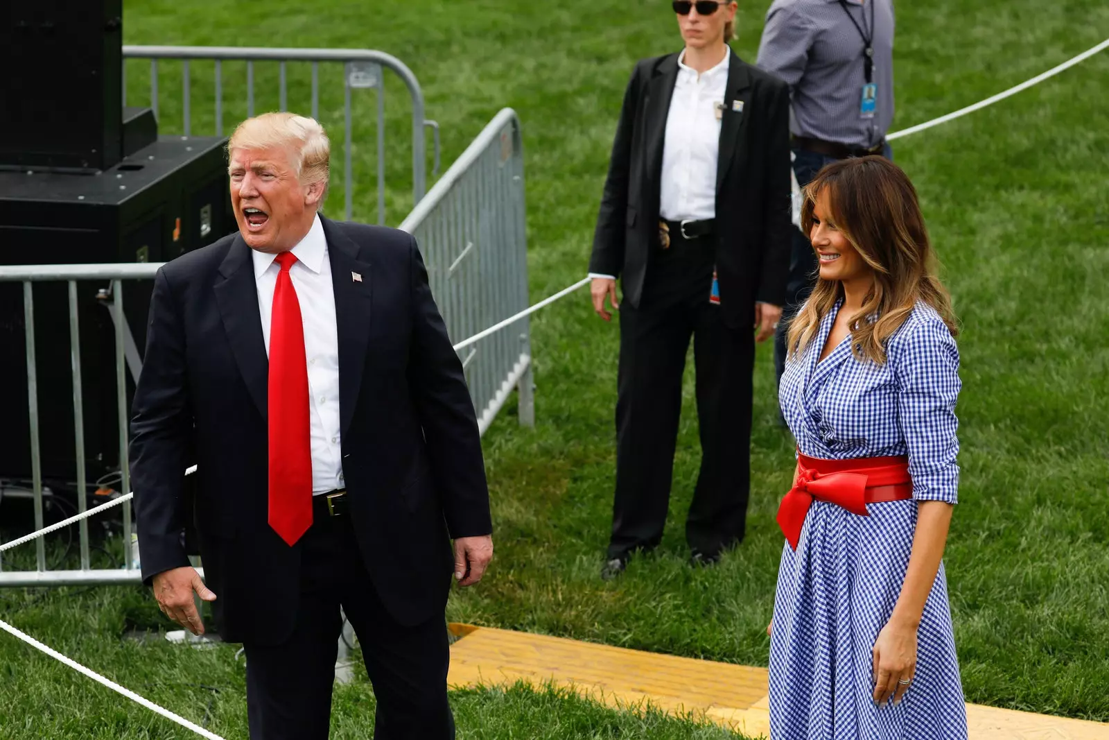 melania 4a de julio Ralph Lauren