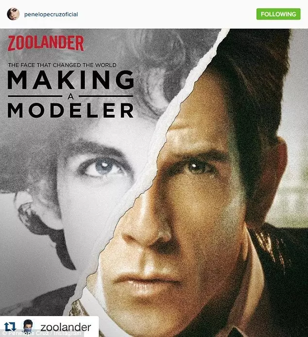 ล้อเลียนโปสเตอร์โปรโมท 'Zoolander 2'